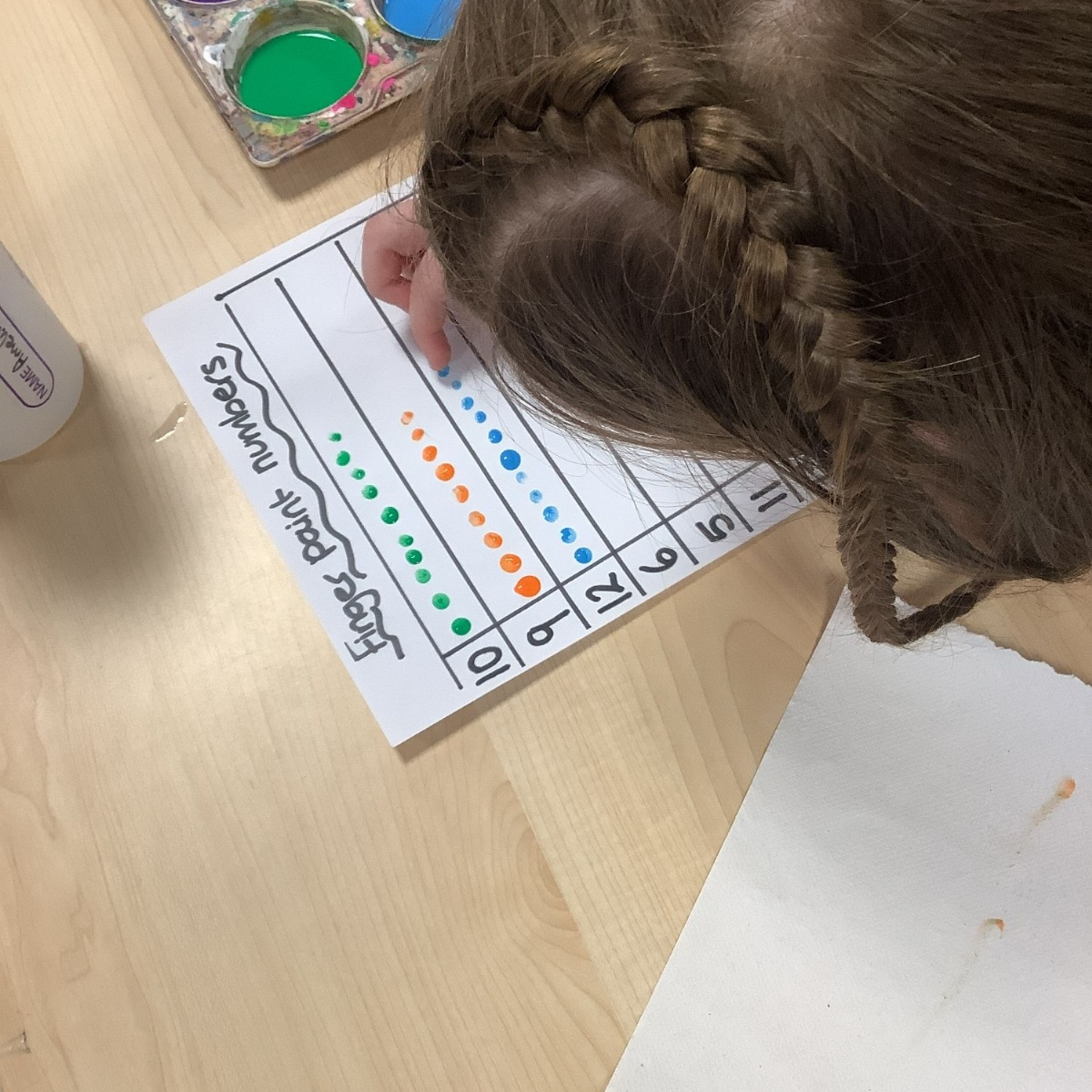 St Stephen’s CE (VA) Primary School - YR 1 Number Finger Painting