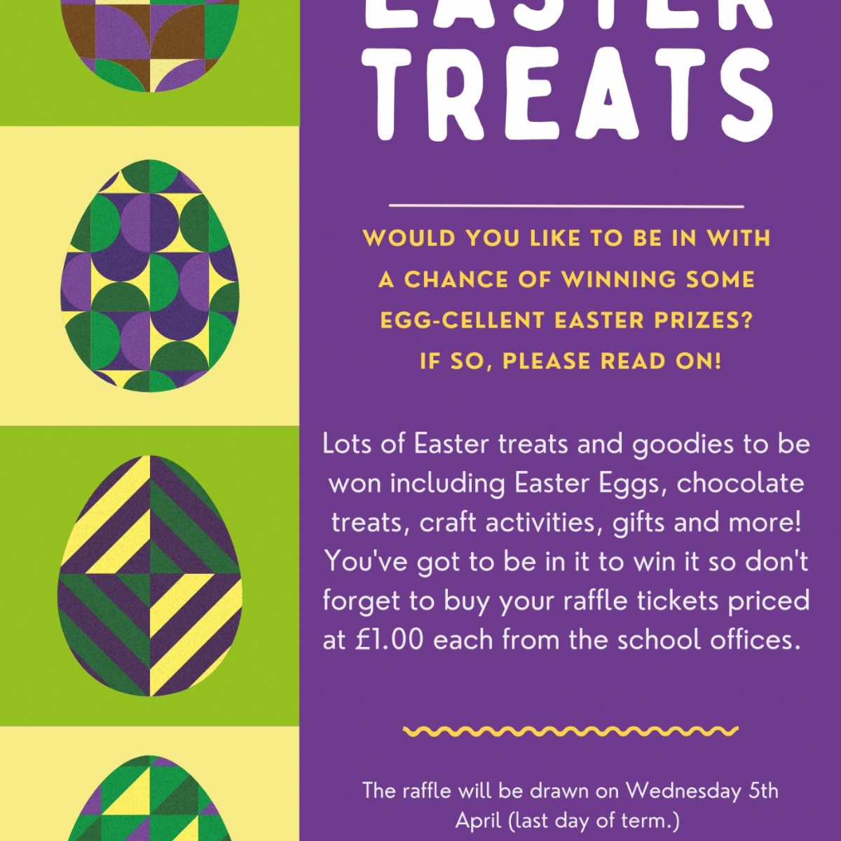 St Stephen’s CE (VA) Primary School - Easter Treats