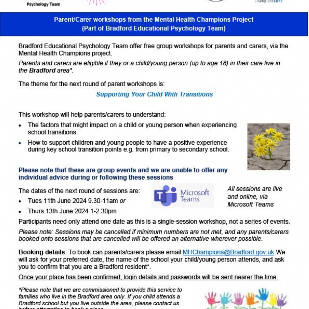 St Stephen’s CE (VA) Primary School - Parent Workshops