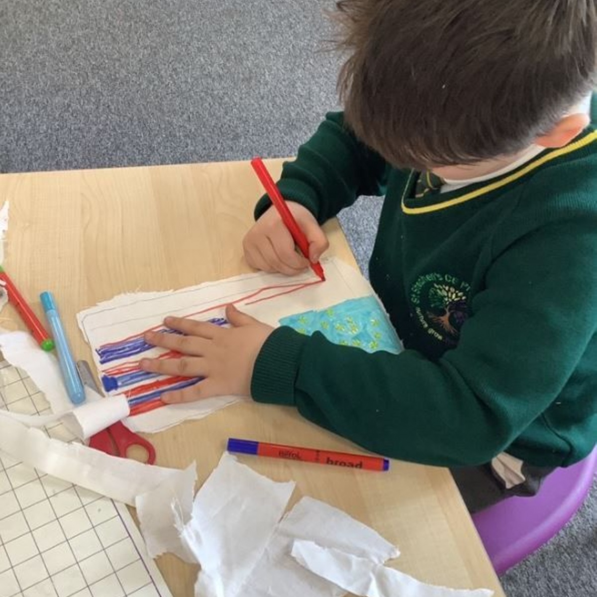 St Stephen’s CE (VA) Primary School - YR 2 Flag Making
